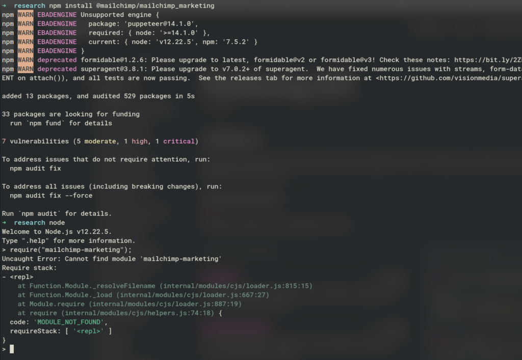Hackers Can Target Mailchimp Users By Exploiting a Dependency Confusion Bug | CloudSEK